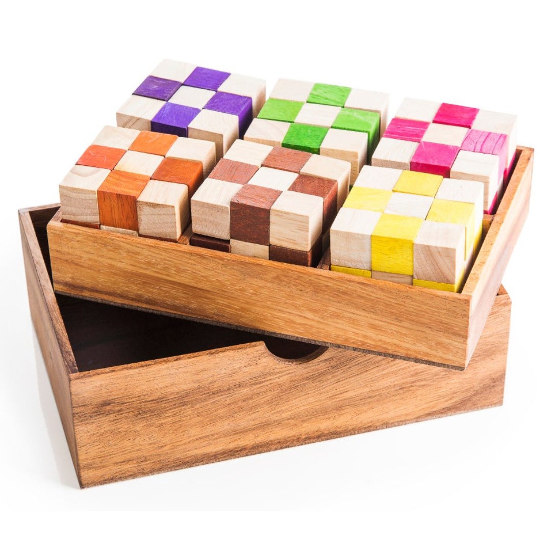 6 Snake Cube Set - Multiple Configurations – Bee Like Kids
