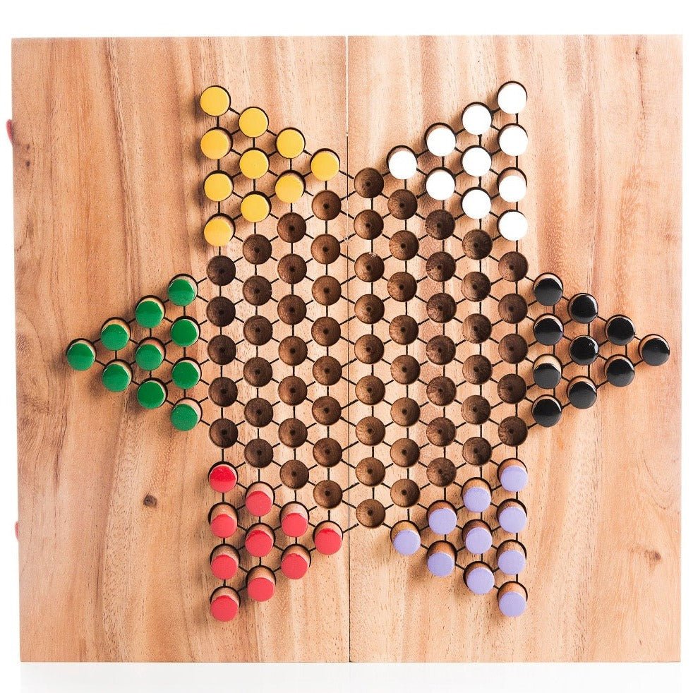 Chinese Checkers Strategy Board Game | Bee Like Kids
