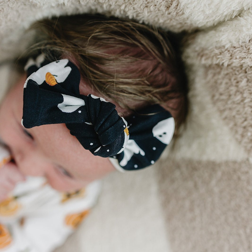 Ghosts Bamboo Head Wrap | Bee Like Kids