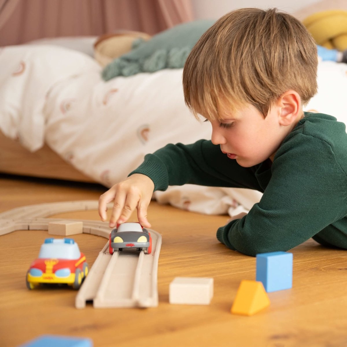 HABA Cars - My First Racetrack | Bee Like Kids