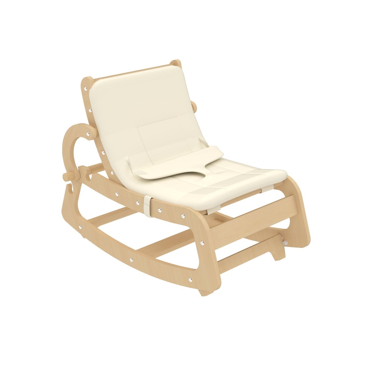 Hemlock Wooden Baby Rocker – Soothing Infant Sleeper for Newborns – Bee ...