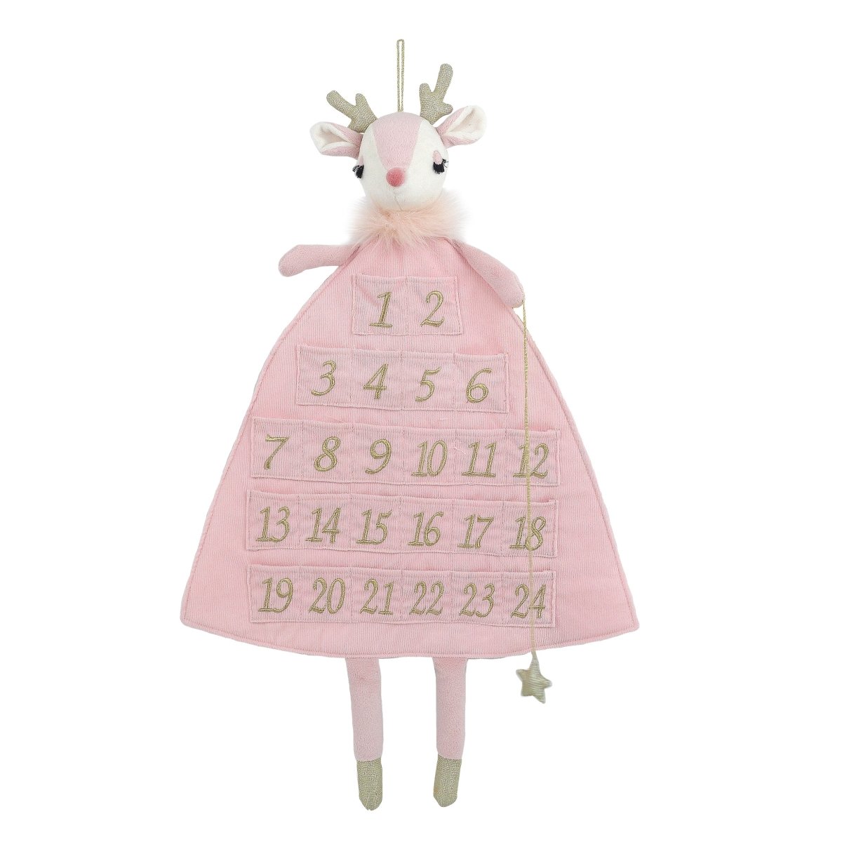 Pink Reindeer Advent Calendar | Bee Like Kids