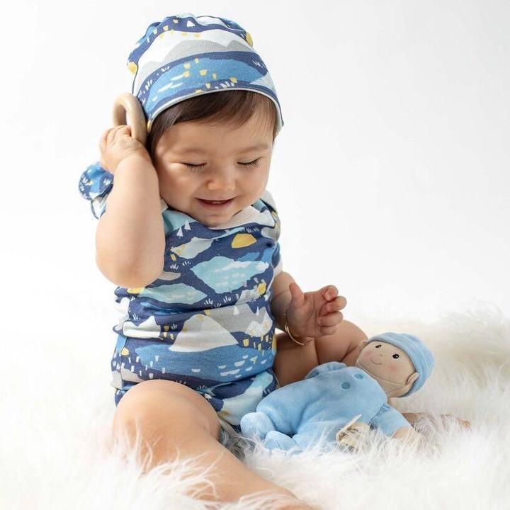 Organic First Baby Doll - Blue | Bee Like Kids