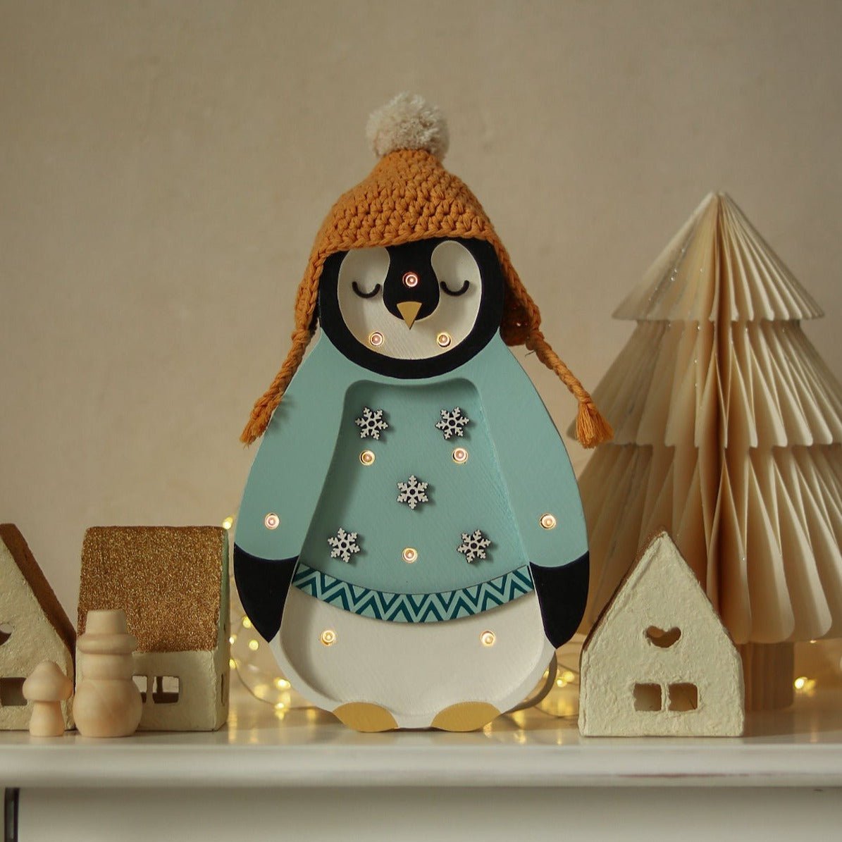 Little Lights Mini Holiday Penguin Lamp ~ Limited Edition – Bee Like Kids
