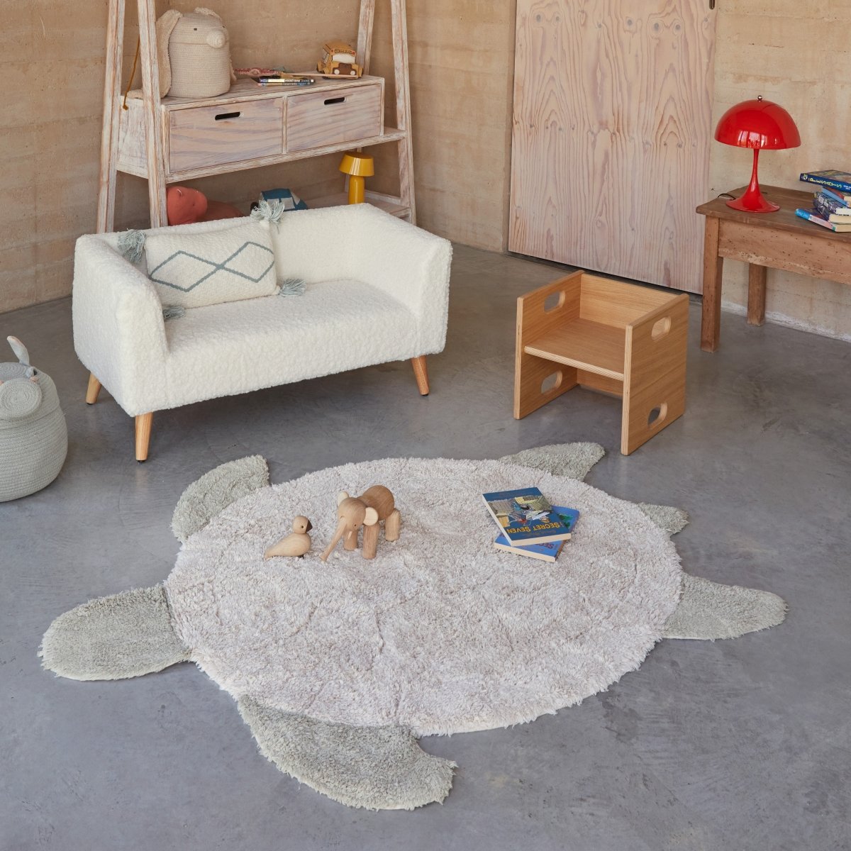 Washable Rug Sea Turtle | Bee Like Kids