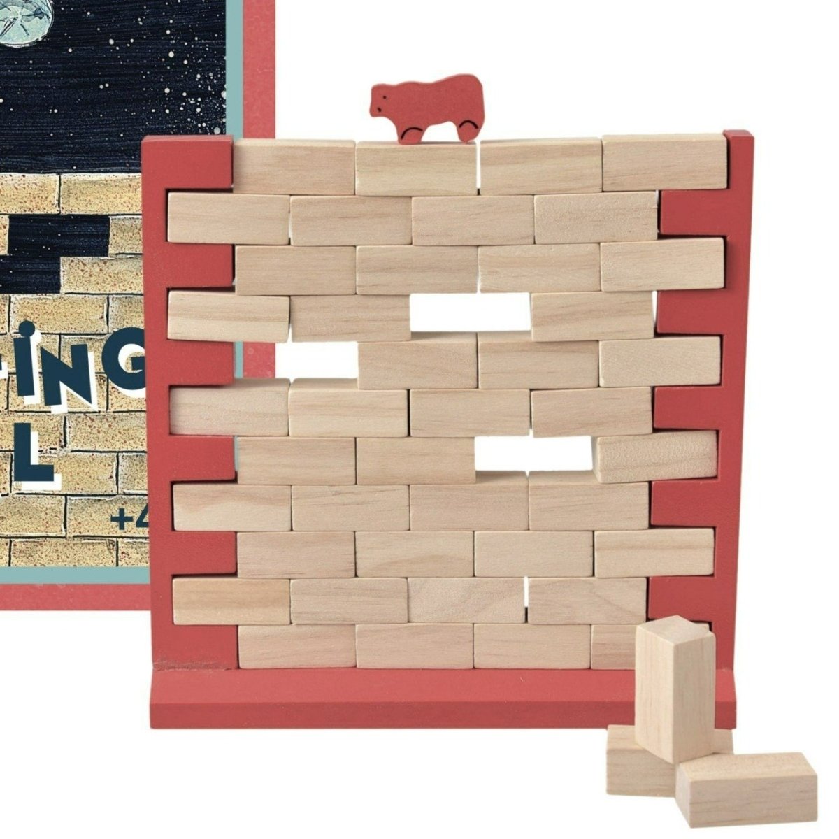 Wobbling Wall Wooden Balancing Game | Bee Like Kids